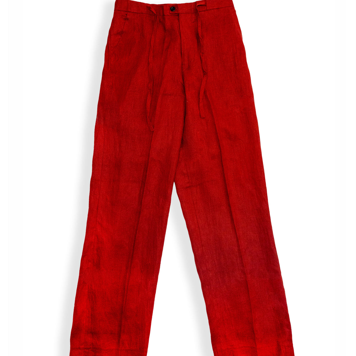 RED LINEN TROUSERS | Magnum Man